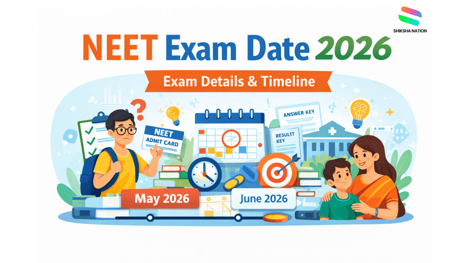 NEET Exam Date 2026: Application, Admit Card & Result Dates