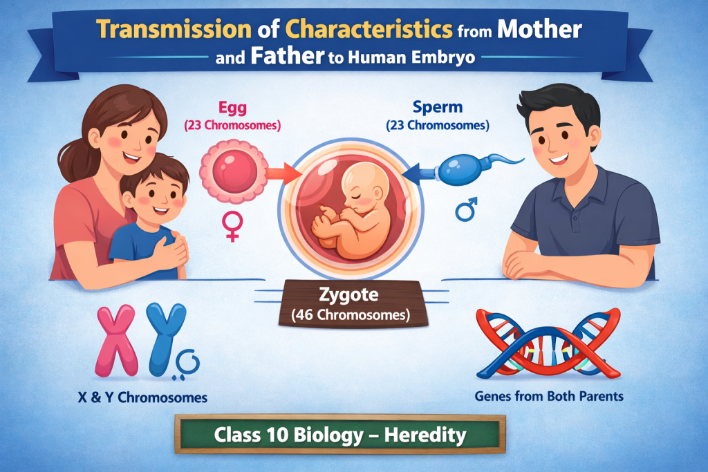 How Do Characteristics of Mother and Father Get Transmitted?